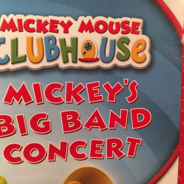 DISNEY JUNIOR MICKEY'S BIG BAND CONCERT Kid’s Animated DVD (R4) Mickey ...