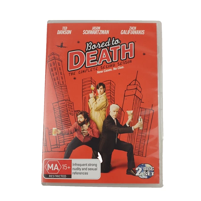 BORED TO DEATH, Complete Second Season DVD, 2 x Discs, PAL Region 4 ...