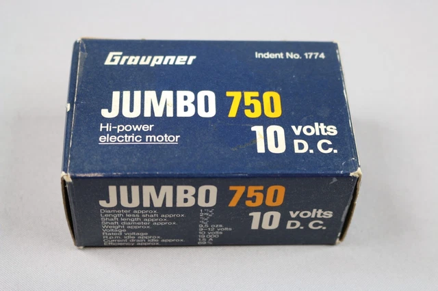 ZC3578 GRAUPNER 1774 RC Boat Electric Motor 10V DC Jumbo 750 ...