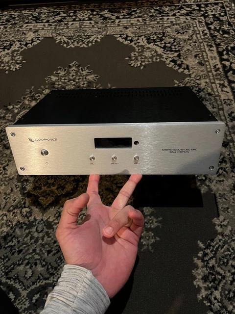 AUDIOPHONICS ES9018 RASPBERRY Pi 2 Streamer Volumio Balanced Dac Pre ...