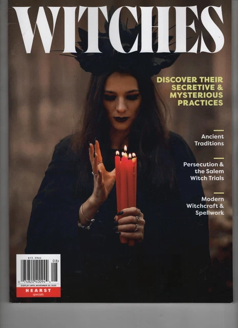 WITCHES HEARST MAGAZINE 2025 Secret & Mysterious Practices $13.99 ...