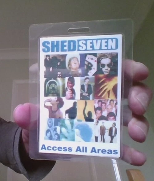 SHED SEVEN CONCERT gig memorabilia AAA backstage pass from UK Farewell ...