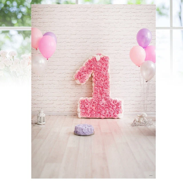 BIRTHDAY PHOTO WALL Cloth Cartoon Banner Backdrop One Background £13.58 ...