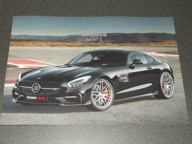 BRABUS BROCHURE CATALOGUE préparateur MERCEDES-BENZ AMG GT S - édition 2015 EUR 15,00 - PicClick FR