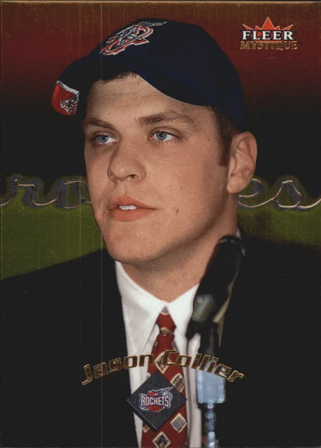 2000-01 FLEER MYSTIQUE Gold Houston Rockets carte basketball #115 Jason ...