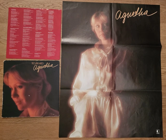AGNETHA FÄLTSKOG/ABBA, VINYL-LP "Tio År Med Agnetha", Schweden 1979, mit POSTER! EUR 16,99 ...