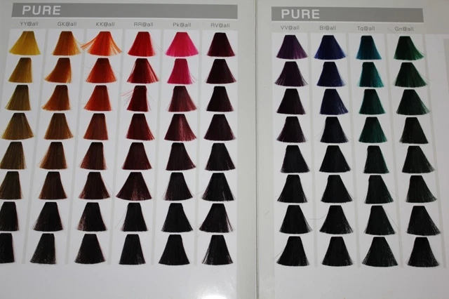 GOLDWELL COLOUR CHART for Elumen Hair Colour £42.90 - PicClick UK
