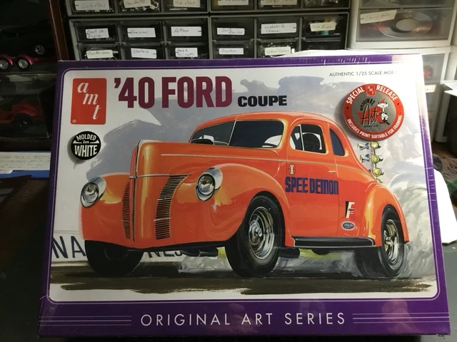AMT ’40 FORD Coupe Model Car Kit (1141M) SEALED $25.00 - PicClick