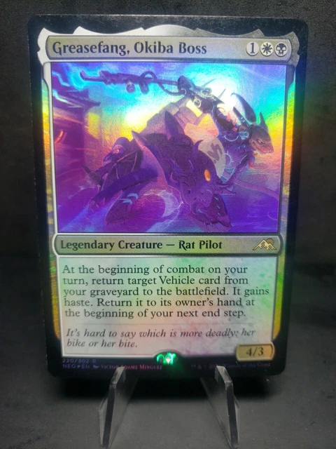 GREASEFANG, OKIBA BOSS (220/302 LAMINA REGOLARE) MTG Kamigawa Neon ...