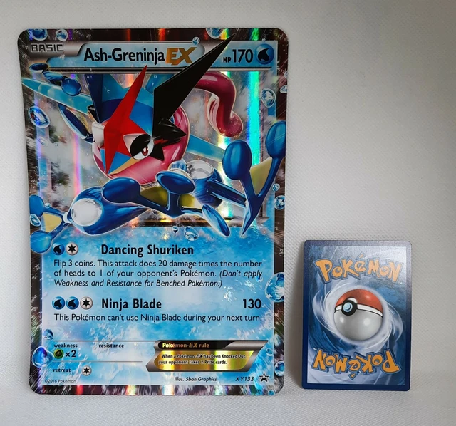 GROSSE POKEMON XXL / Jumbo / A5 Karte - Ash Greninja EX XY 133 ...