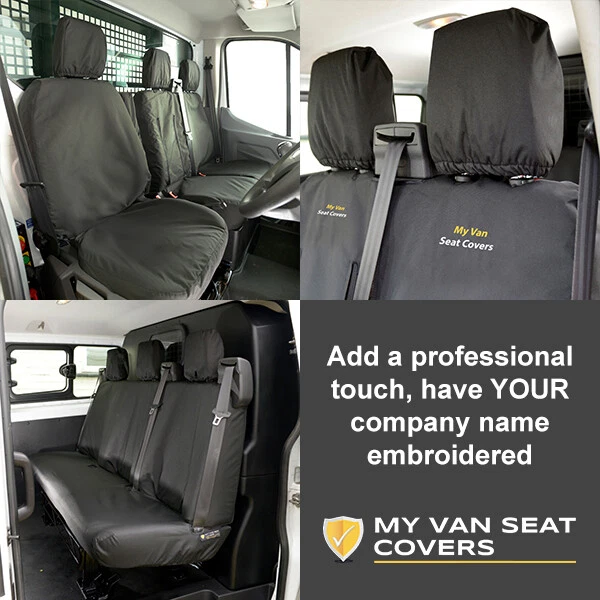 FORD TRANSIT VAN L2 & L4 (2023+) Full Set Covers Inc Embroidery Mvsc120 ...