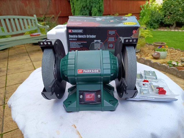 PARKSIDE 200W DOUBLE Bench Grinder PDOS 200 C2 £40.00 - PicClick UK