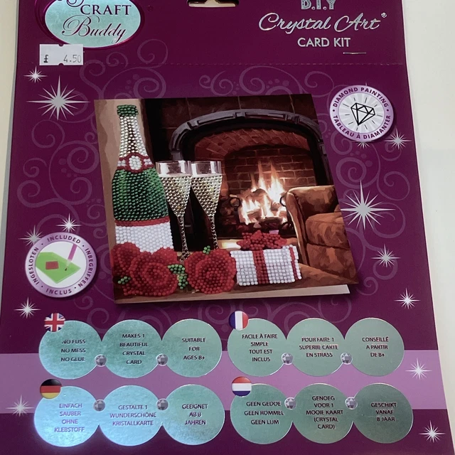 CRAFT BUDDY CRYSTAL art card kits Bundle - 6 Kits £22.50 - PicClick UK