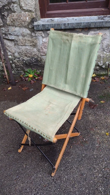 WW2 BRITISH ARMY Officers Campaign Chair in excellent condition £100.00 ...