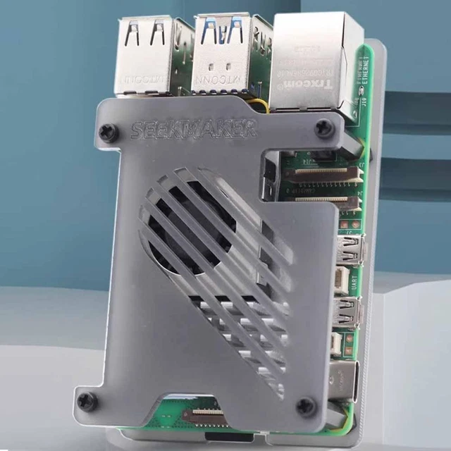 ACRYLIC CASE FOR Raspberry Pi 5 Case Enlosure Shell 1 U2 Lot pc F0E7 ...