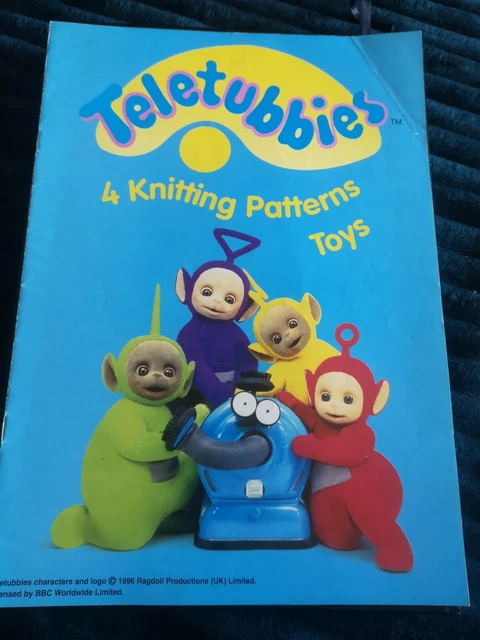 ALAN DART KNITTING Pattern 4 Teletubbies Toys - Dipsy Laa-Laa Po Tinky ...
