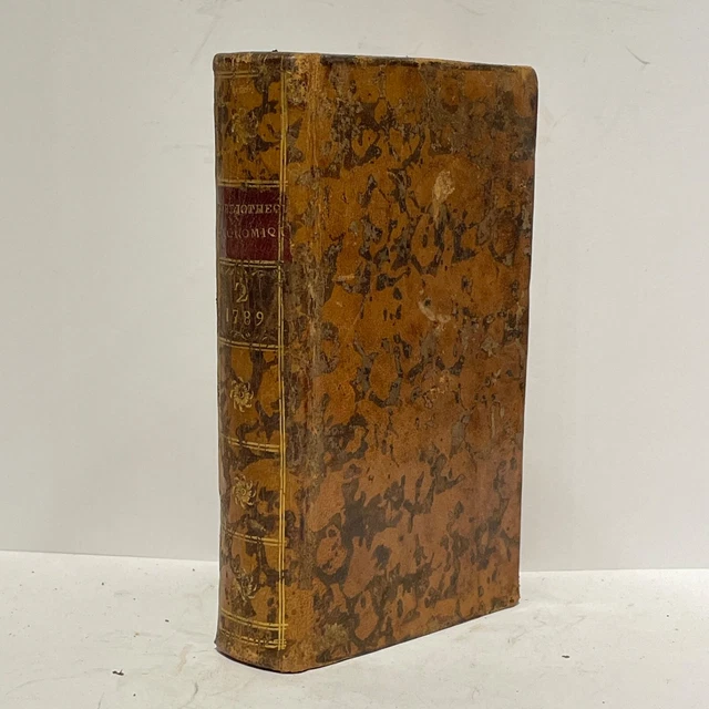 BIBLIOTHÈQUE PHYSICO-ECONOMIQUE INSTRUCTIVE et Amusante 1789 RELIURE ...