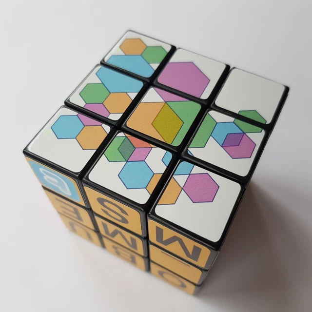 RUBIKS CUBE 2015 promotional Oxford Brookes University puzzle game ...