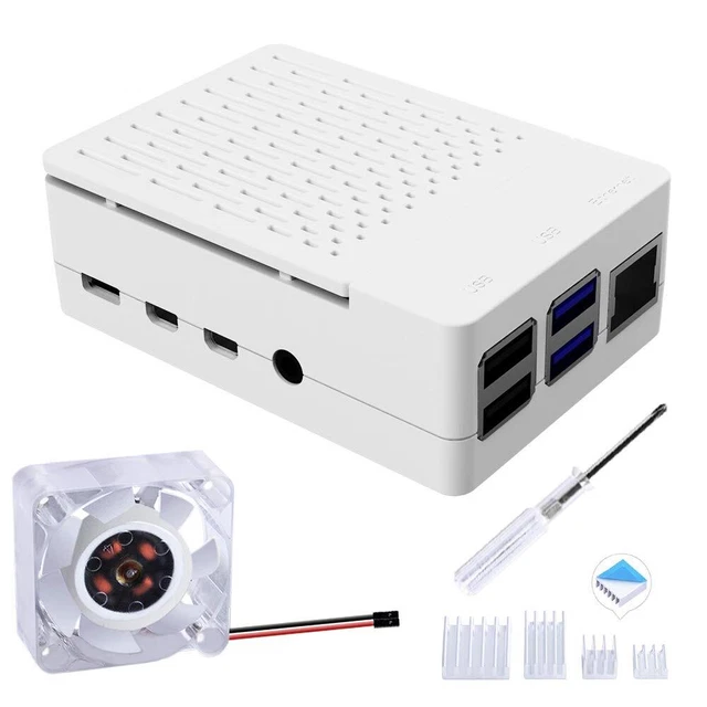 GEEEKPI BOÎTIER POUR Raspberry Pi 4 Model B Raspberry Pi 4B Boîtier ...