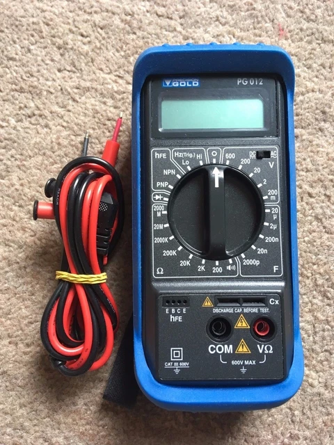 MAPLIN PRECISION GOLD Digital Multimeter W/ Frequency & Capacity Test £ ...