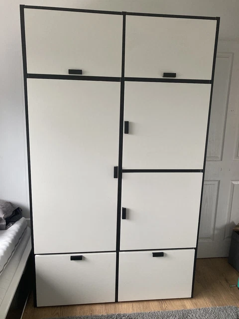 IKEA ODDA WARDROBE LARGE STORAGE DRAWERS CUPBOARDS SHELVES FAB Collect ...