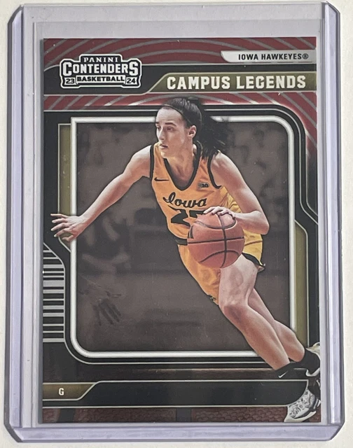 2024 PANINI CAITLIN Clark Collection Contenders Campus Legends feuille ...
