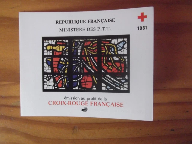 CARNET CROIX ROUGE de France de 1981 Gomme intacte, oblitération ??? EUR 2,00 - PicClick FR