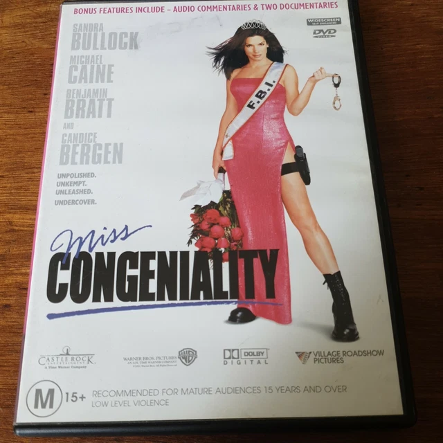MISS CONGENIALITY DVD R4 Like New! FREE POST £5.74 - PicClick UK