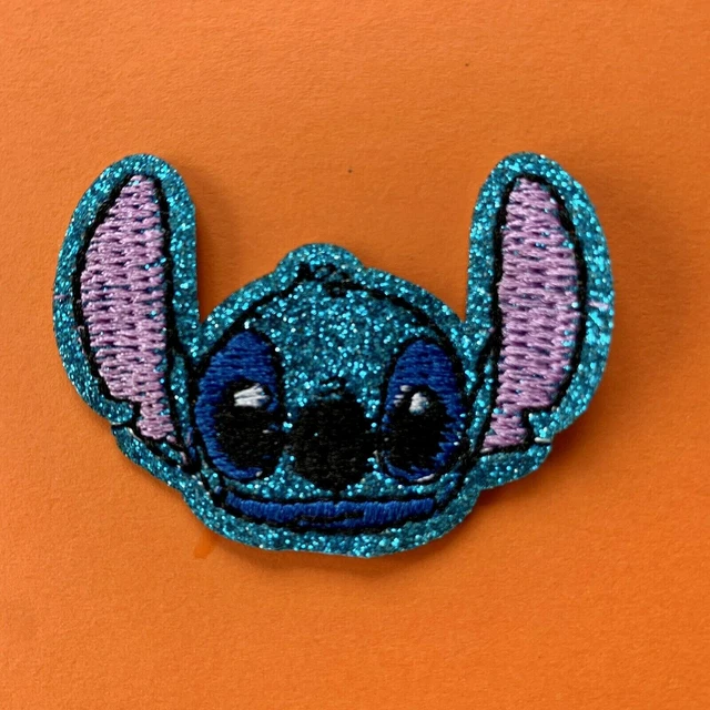 DISNEY STITCH ALIEN Glitter Embroidered Appliqué Patch Sew Or Iron On £ ...