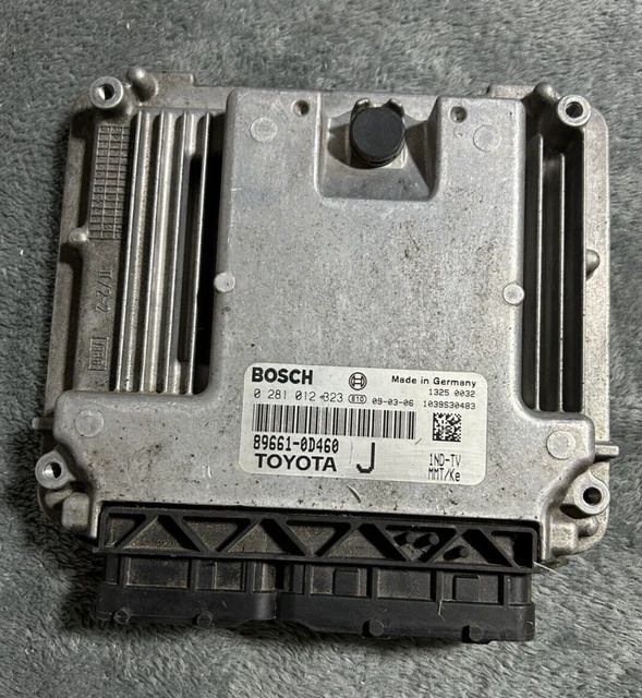 ECU CALCULATEUR MOTEUR Toyota 1.4L D4D 0281012323 89661-0D460 1Nd-Tv A ...