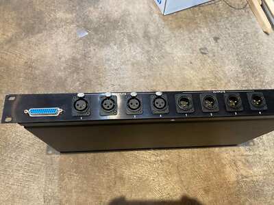 AES XLR/DB25 (YAMAHA pinout) Breakout Box 1U Rack £151.15 - PicClick UK