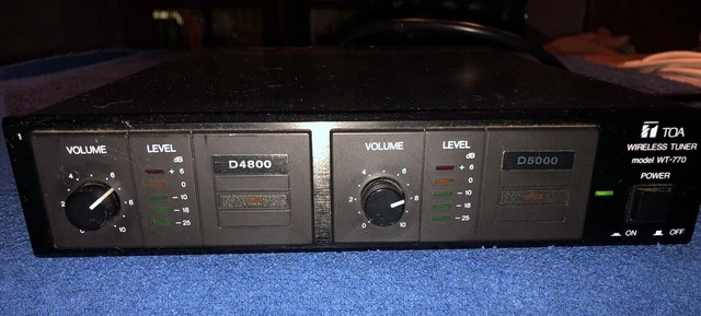 TOA WIRELESS Tuner WT-770 . Module 4800 + Module 5000 EUR 50,00 ...