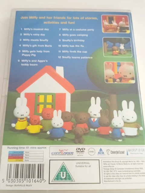 MIFFY AND FRIENDS DVD Bundle Vol 1 And 2, Miffy Suprise & Holiday VGC Kids Retro £4.99 - PicClick UK
