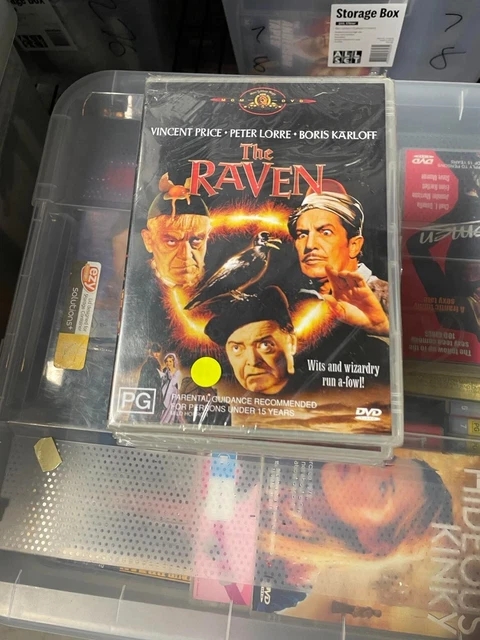 THE RAVEN DVD VINCENT PRICE PETER LORRE BORIS KARLOFF brand new sealed ...
