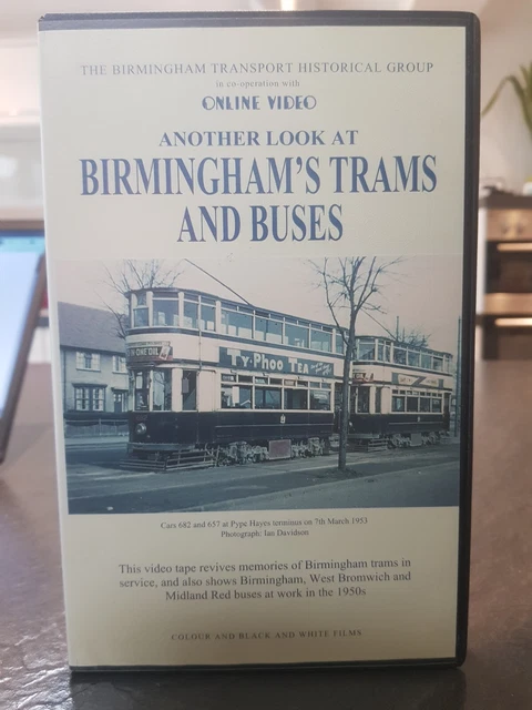 TRAMS, BUSES, TROLLEYBUSES on VHS £6.00 - PicClick UK