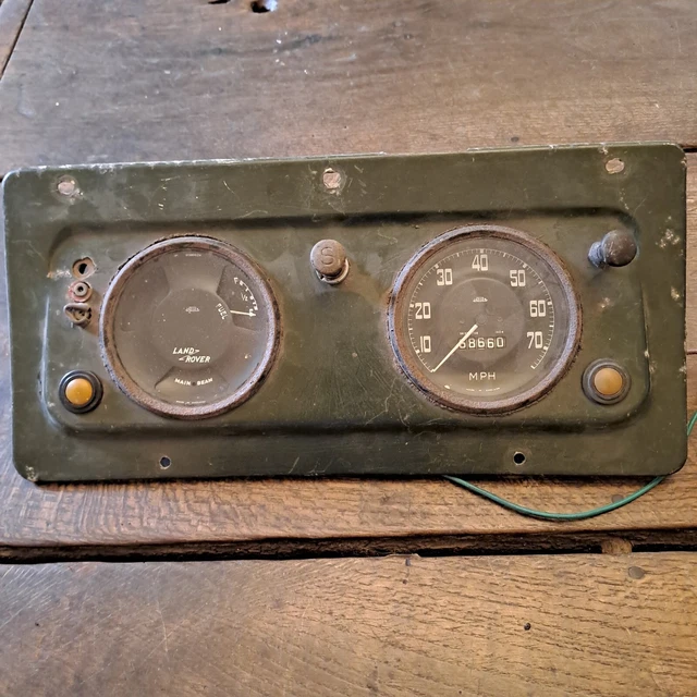LAND ROVER SERIES military dash panel £95.00 - PicClick UK