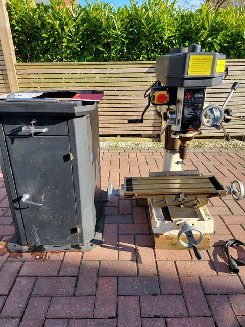 AXMINSTER ZX25 MILLING machine with Stand (Cupboard And Draw). £567.72 ...