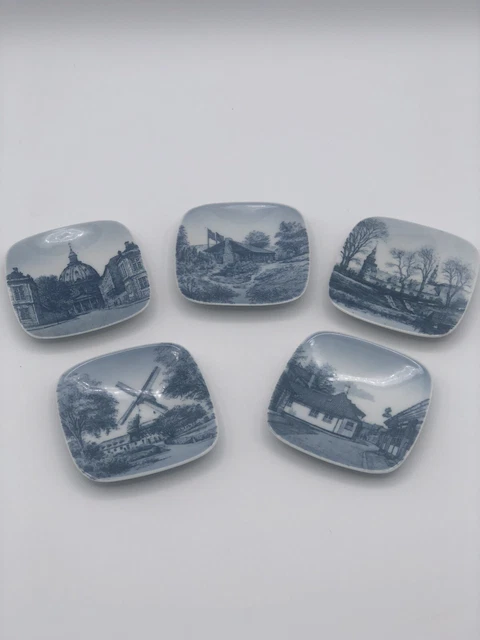 COPENHAGEN PORCELAIN DENMARK Kjeld Bonfils Miniature Plaque Collection ...