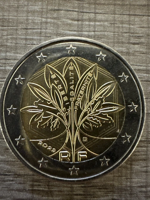 PIÈCE 2 EUROS rare - France 2023 RF LIBERTE EGALITE FRATERNITE EUR 300 ...