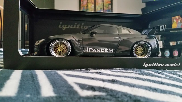 1/18 IGNITION MODEL Nissan R35 GTR Skyline pandem IG Model autoart makeup EUR 397,57 - PicClick DE
