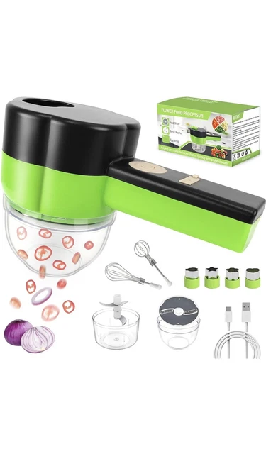 ELECTRIC HANDHELD Food Chopper for Onion ,Cheese Grater and Potato ...