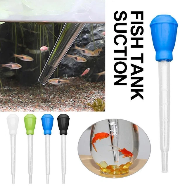MANUAL SUCTION PIPE Filter Pump Aquarium Fish Tank Siphon New N9P6 ...