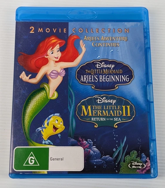 THE LITTLE MERMAID Ariel's Beginning & Return To The Sea Region B Blu ...