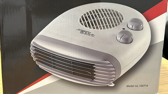 JOSEPH GLEAVE ELECTRIC Fan Heater 1KW / 2KW Model 136714 £13.99 ...