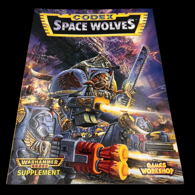 SPACE WOLVES - 2nd Edition Codex - Warhammer 40K Games Workshop M2126 £ ...