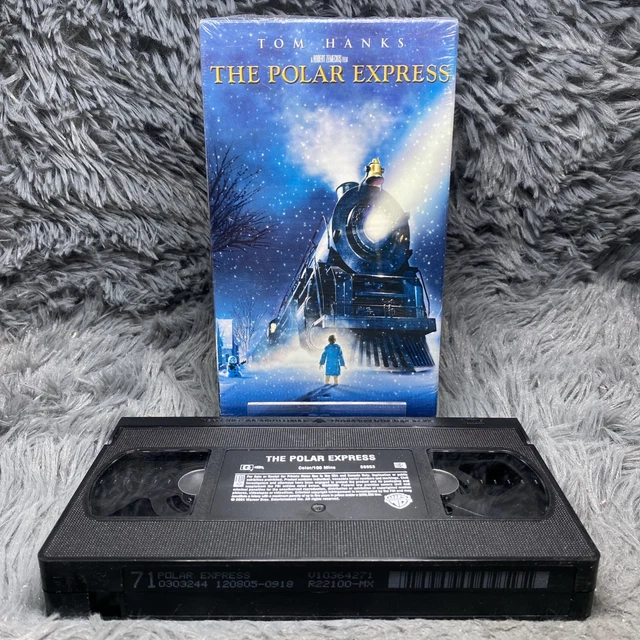 THE POLAR EXPRESS VHS Tape 2005 Tom Hanks Christmas Movie Late Release ...