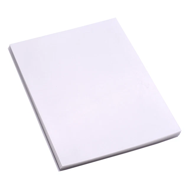 25 SHEETS TRANSLUCENT Printable Shrink Films Kit Shrinky Art Film Paper ...