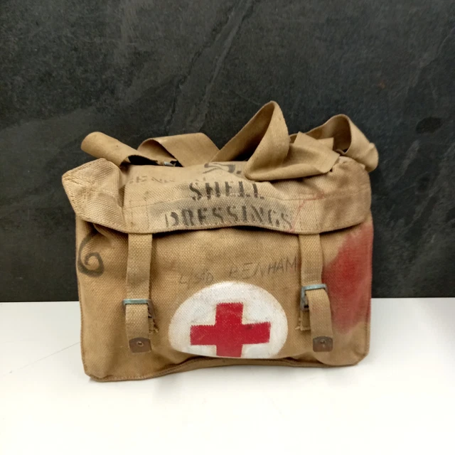M & CO British First Aid Bag WW2 Shell Dressing 1943 Dated £52.72 ...