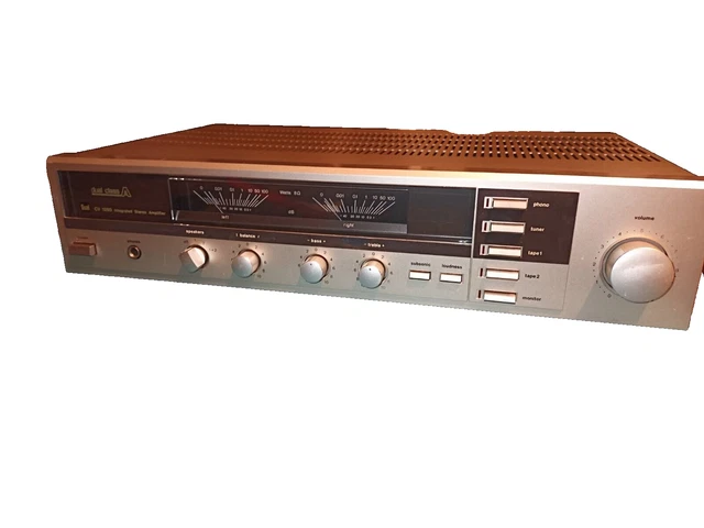 AMPLIFICATEUR HIFI VINTAGE DUAL CV-1260 class A EUR 89,00 - PicClick FR