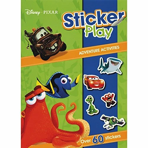 DISNEY PIXAR STICKER Play Adventure Activities: Over 60 Stickers By NA ...